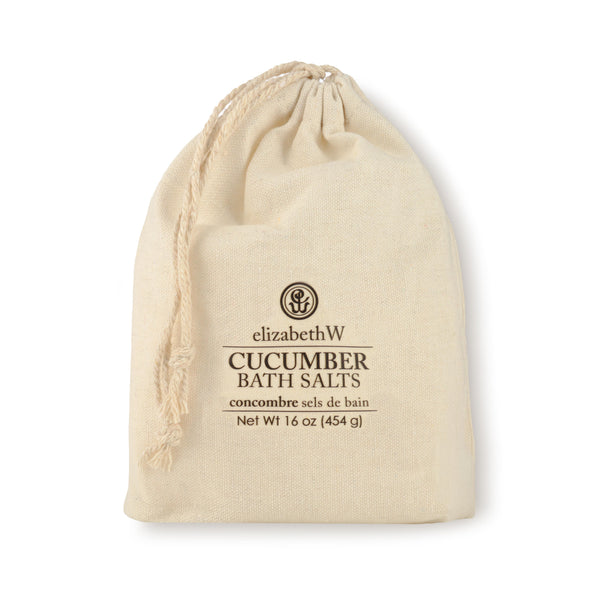 elizabethW Cucumber Bath Salts in Bag