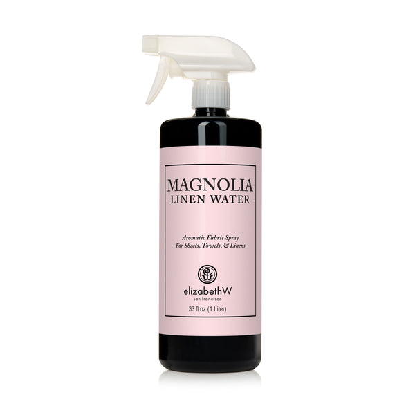 elizabethW Magnolia Linen Water – Soft Floral Fabric Spray