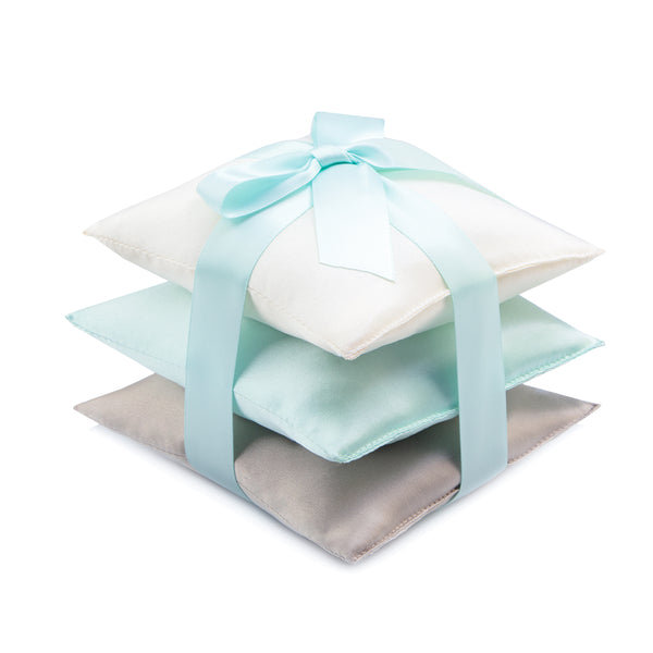 elizabethW Sea Foam Silk Sachet Set