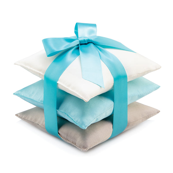 elizabethW Turquoise Silk Sachet Set